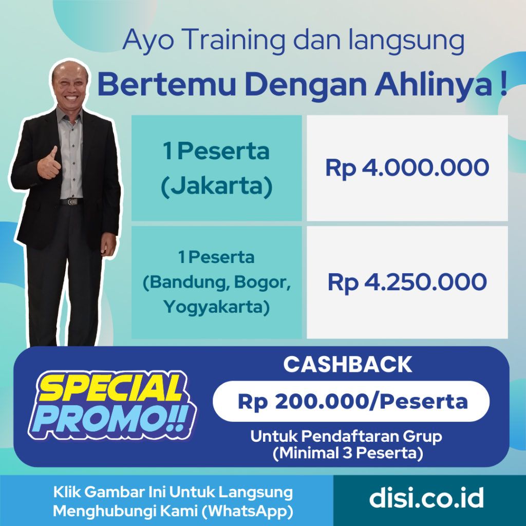 Training Bidang Lingkungan Hidup Sertifikasi BNSP Disi Training Center